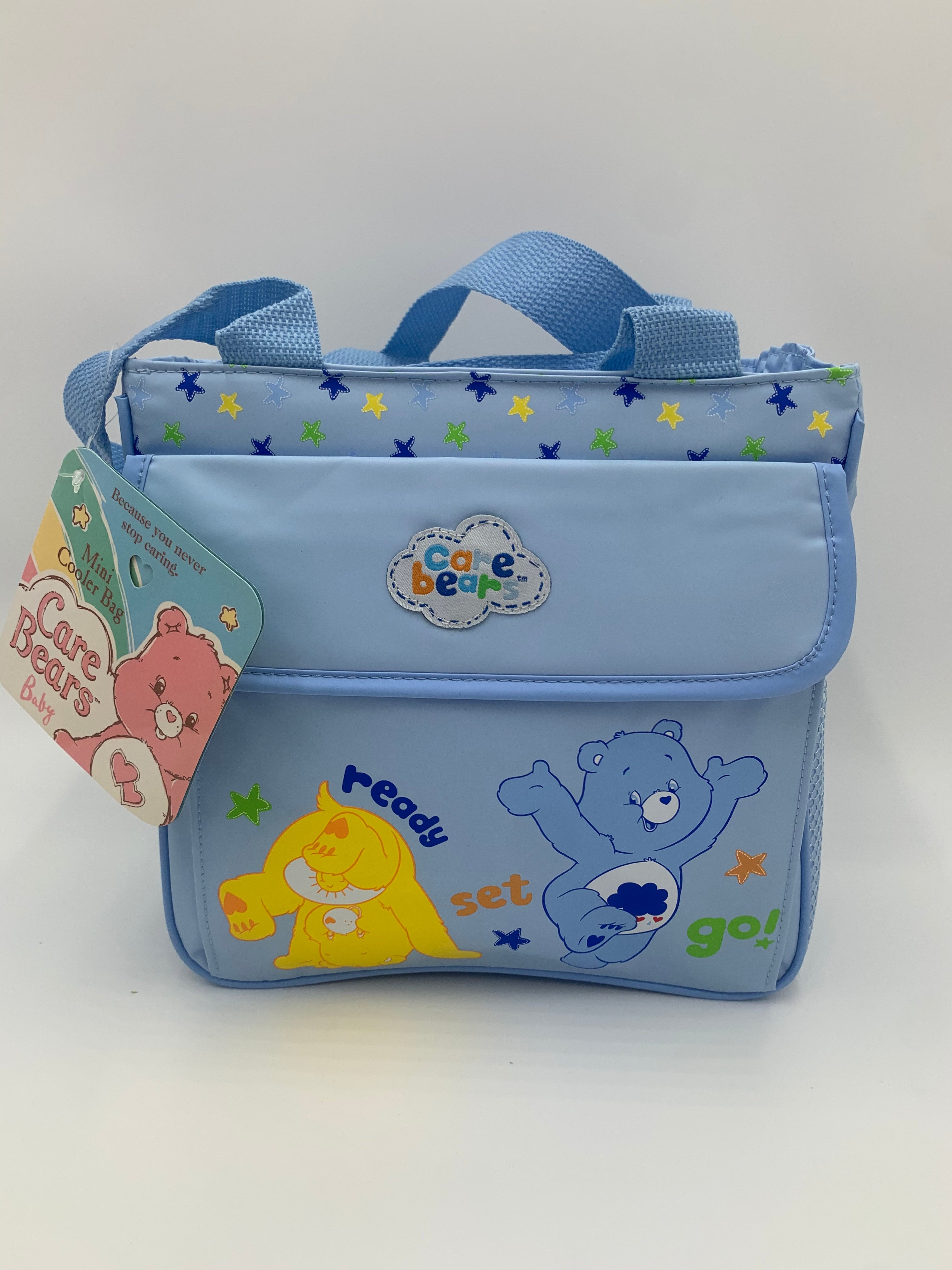 Care Bears Baby Blue "Ready Set Go" Characters Mini Diaper Bag | ABdlr